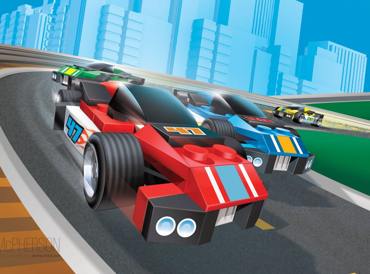 Gx Racers Toy Illustrations - Ron McPherson, Visual artist & Designer